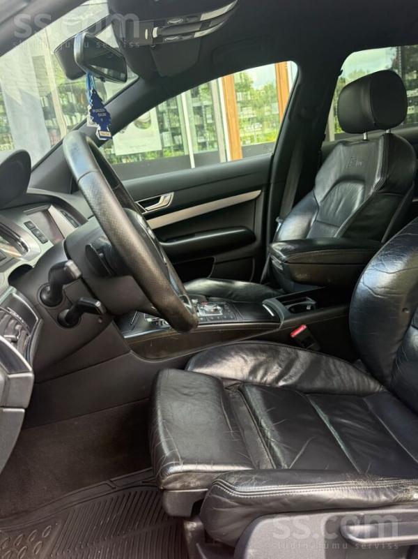 Black Audi A6 2008 in Riga, with an engine capacity of 3.00 L and mileage of 0 thousand km for 4500 €, photo 6 on AUTOMOTO.COM.LV