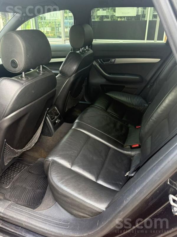 Black Audi A6 2008 in Riga, with an engine capacity of 3.00 L and mileage of 0 thousand km for 4500 €, photo 7 on AUTOMOTO.COM.LV