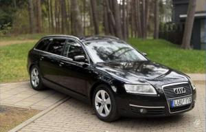 Black Audi A6 2008 in Vilnius, with an engine capacity of 2.00 L and mileage of 289 thousand km for 2500 €, photo 3 on AUTOMOTO.COM.LV