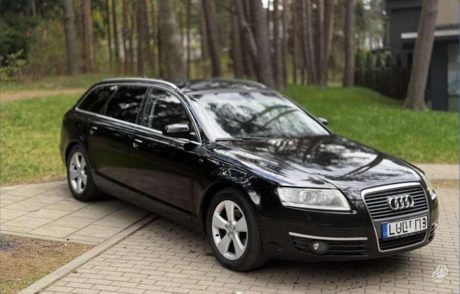 Black Audi A6 2008 in Vilnius, with an engine capacity of 2.00 L and mileage of 289 thousand km for 2500 €, photo 3 on AUTOMOTO.COM.LV