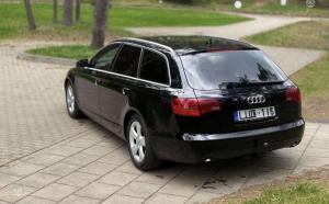 Black Audi A6 2008 in Vilnius, with an engine capacity of 2.00 L and mileage of 289 thousand km for 2500 €, photo 8 on AUTOMOTO.COM.LV