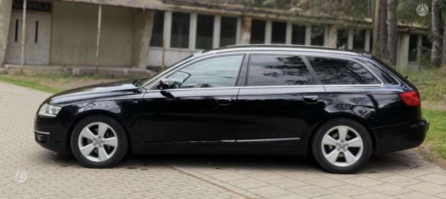 Black Audi A6 2008 in Vilnius, with an engine capacity of 2.00 L and mileage of 289 thousand km for 2500 €, photo 9 on AUTOMOTO.COM.LV