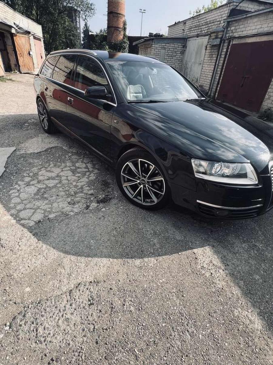 Black Audi A6 2008 in Kaunas, with an engine capacity of 2.97 L and mileage of 312 thousand km for 3800 €, photo 4 on AUTOMOTO.COM.LV