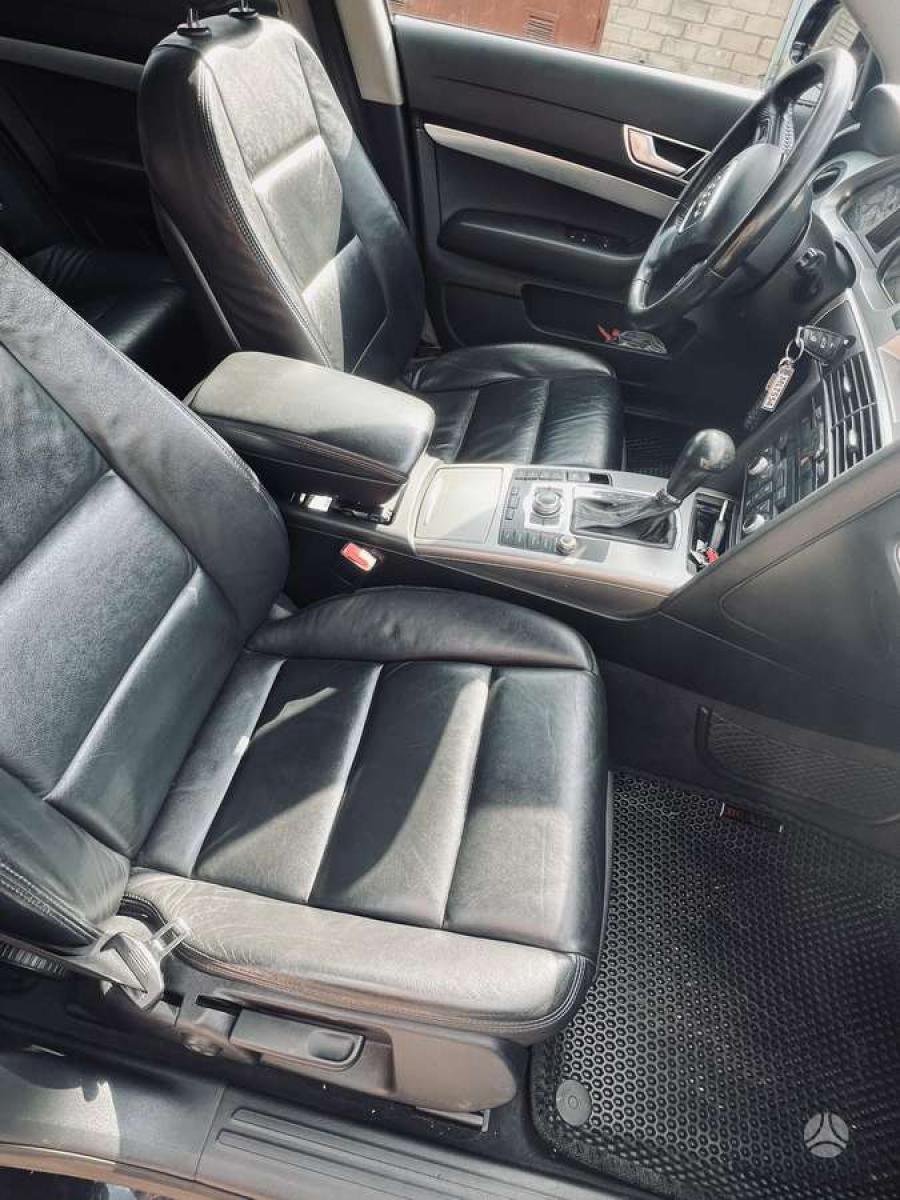 Black Audi A6 2008 in Kaunas, with an engine capacity of 2.97 L and mileage of 312 thousand km for 3800 €, photo 7 on AUTOMOTO.COM.LV