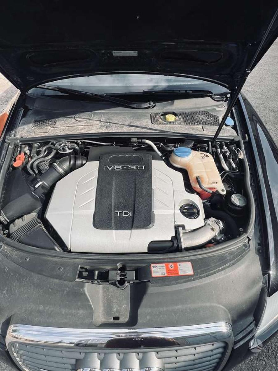 Black Audi A6 2008 in Kaunas, with an engine capacity of 2.97 L and mileage of 312 thousand km for 3800 €, photo 8 on AUTOMOTO.COM.LV