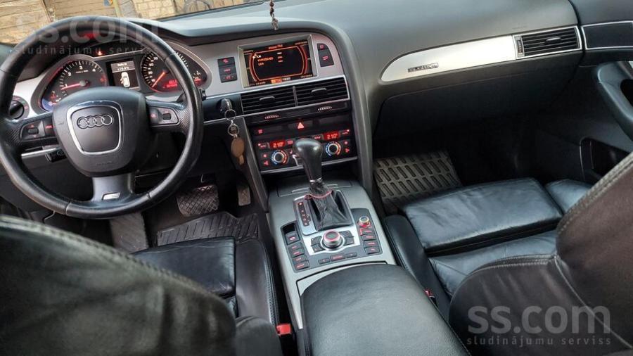 Melns Audi A6 2008 Kuldīga, ar dzinēja tilpumu 3.00 L un nobraukumu 306 tūkst. km par 4873 €, foto 10 vietnē AUTOMOTO.COM.LV