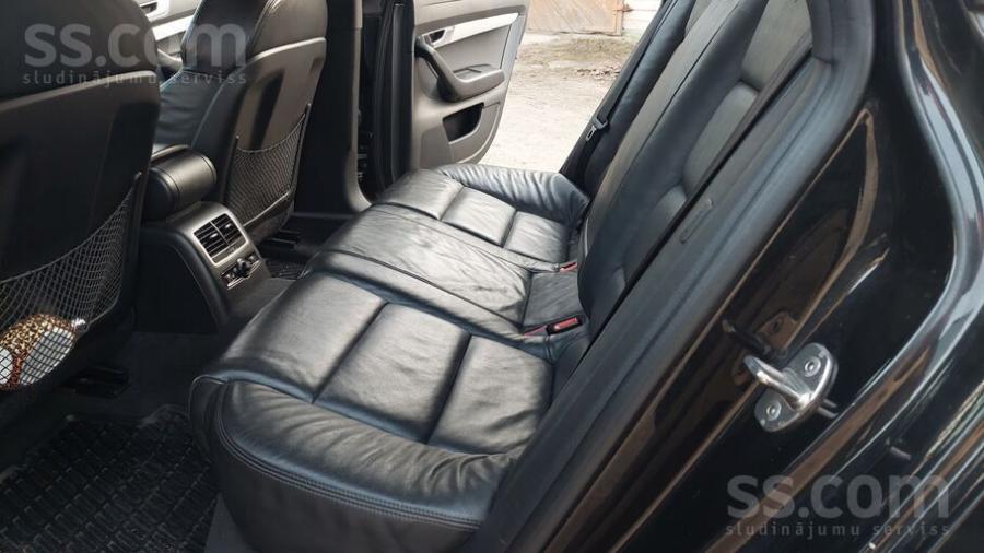Melns Audi A6 2008 Kuldīga, ar dzinēja tilpumu 3.00 L un nobraukumu 306 tūkst. km par 4873 €, foto 14 vietnē AUTOMOTO.COM.LV