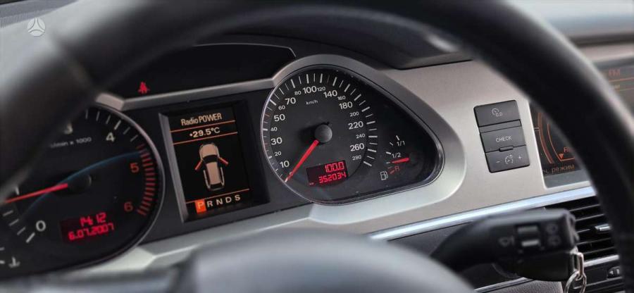 Черный Ауди А6 2008 в Шяуляй, объемом двигателя 2.70 л и пробегом 350 тыс. км за 2400 €, фото 18 на AUTOMOTO.COM.LV