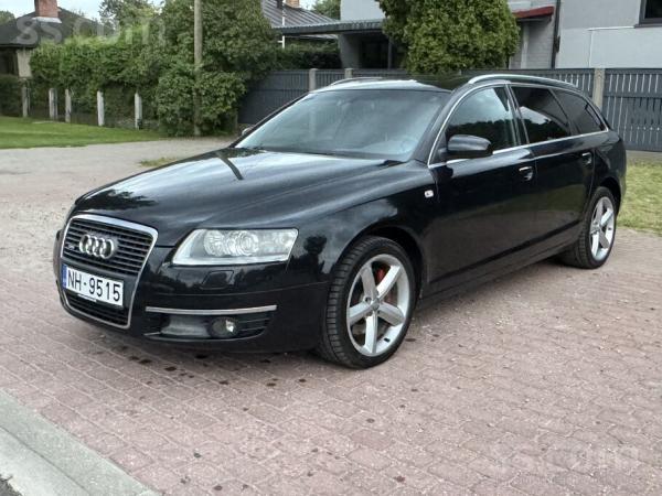 Black Audi A6 2008 in Riga, with an engine capacity of 3.00 L and mileage of 0 thousand km for 3400 €, photo 1 on AUTOMOTO.COM.LV