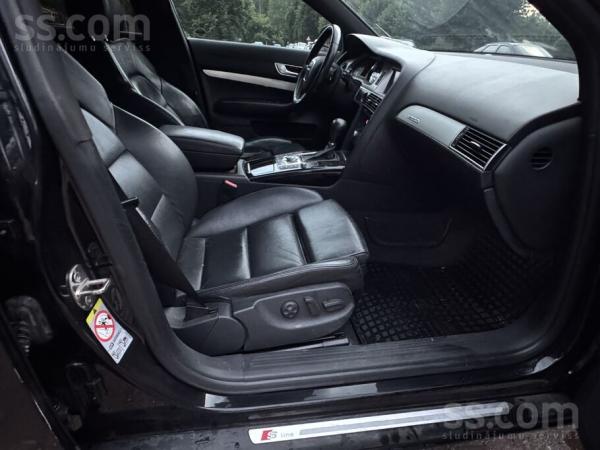 Black Audi A6 2008 in Riga, with an engine capacity of 3.00 L and mileage of 0 thousand km for 3400 €, photo 10 on AUTOMOTO.COM.LV