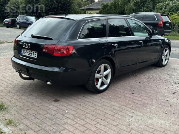 Black Audi A6 2008 in Riga, with an engine capacity of 3.00 L and mileage of 0 thousand km for 3500 €, photo 4 on AUTOMOTO.COM.LV