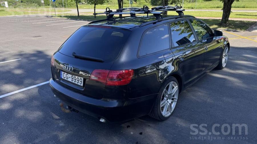 Melns Audi A6 2008 Aizkraukle, ar dzinēja tilpumu 3.00 L un nobraukumu 339 tūkst. km par 4900 €, foto 4 vietnē AUTOMOTO.COM.LV