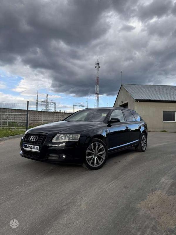 Black Audi A6 2008 in Vilnius, with an engine capacity of 2.97 L and mileage of 291 thousand km for 4999 €, photo 1 on AUTOMOTO.COM.LV