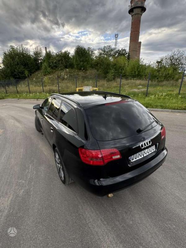 Black Audi A6 2008 in Vilnius, with an engine capacity of 2.97 L and mileage of 291 thousand km for 4999 €, photo 5 on AUTOMOTO.COM.LV