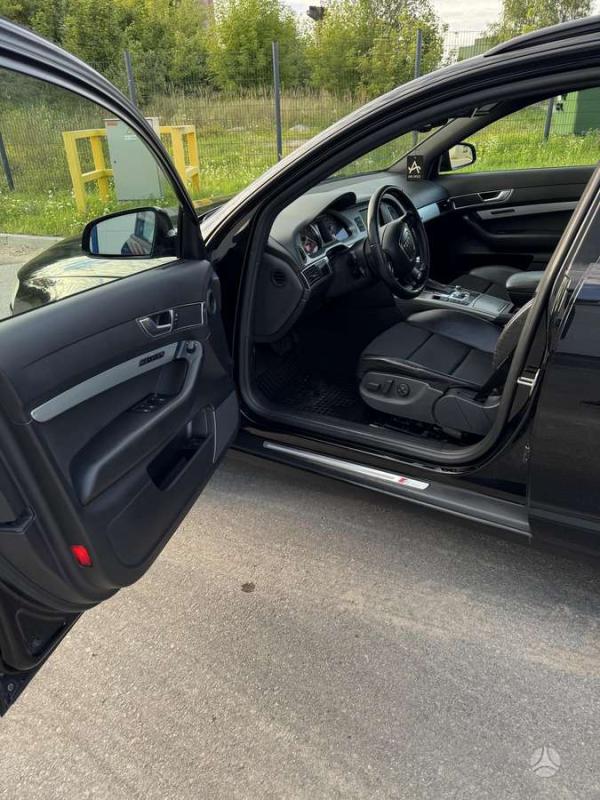 Black Audi A6 2008 in Vilnius, with an engine capacity of 2.97 L and mileage of 291 thousand km for 4999 €, photo 9 on AUTOMOTO.COM.LV