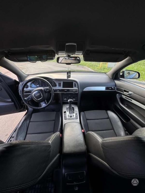 Black Audi A6 2008 in Vilnius, with an engine capacity of 2.97 L and mileage of 291 thousand km for 4999 €, photo 10 on AUTOMOTO.COM.LV