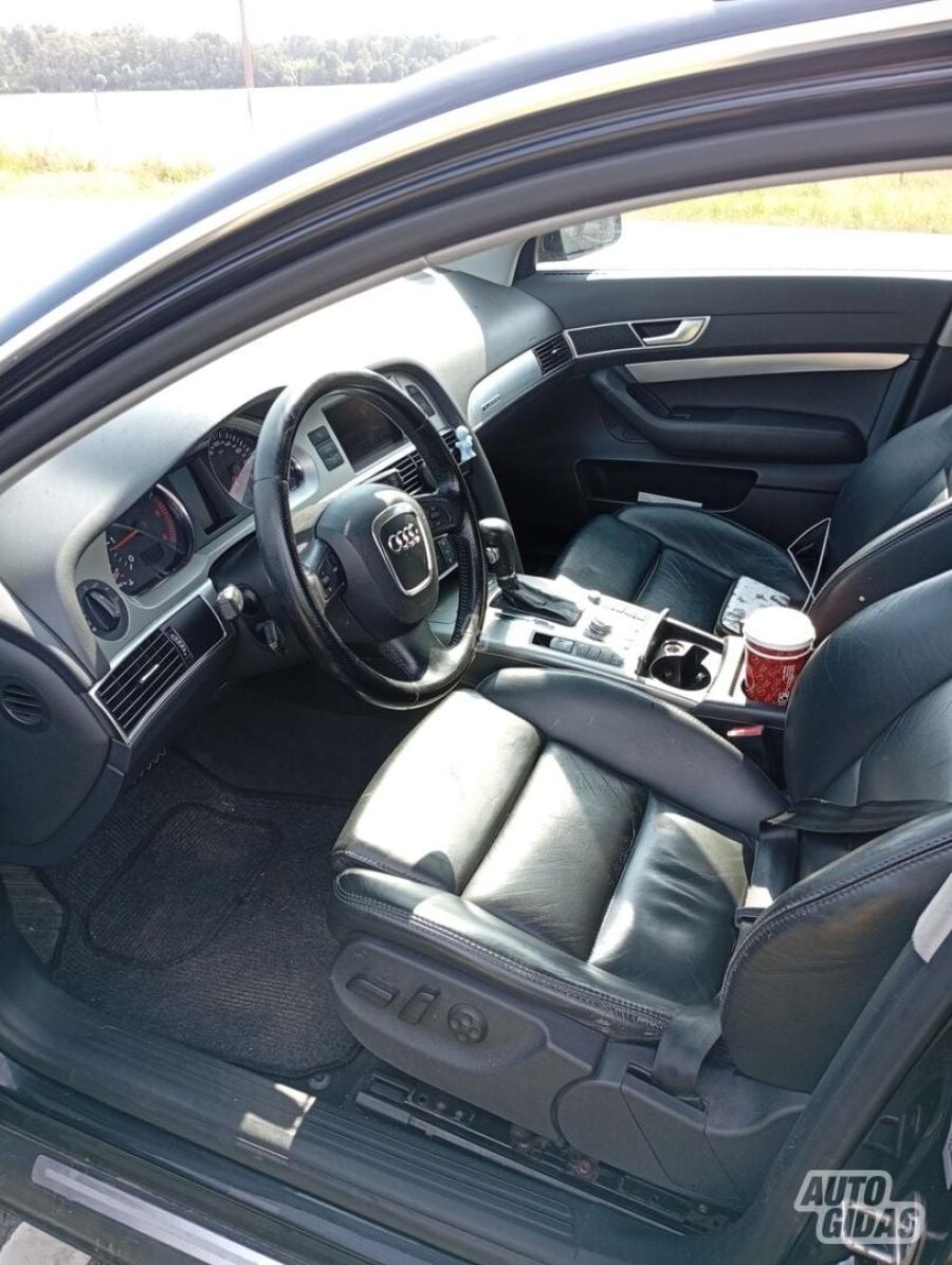 Melns Audi A6 2008 Viļņa, ar dzinēja tilpumu 3.00 L un nobraukumu 399 tūkst. km par 1200 €, foto 3 vietnē AUTOMOTO.COM.LV