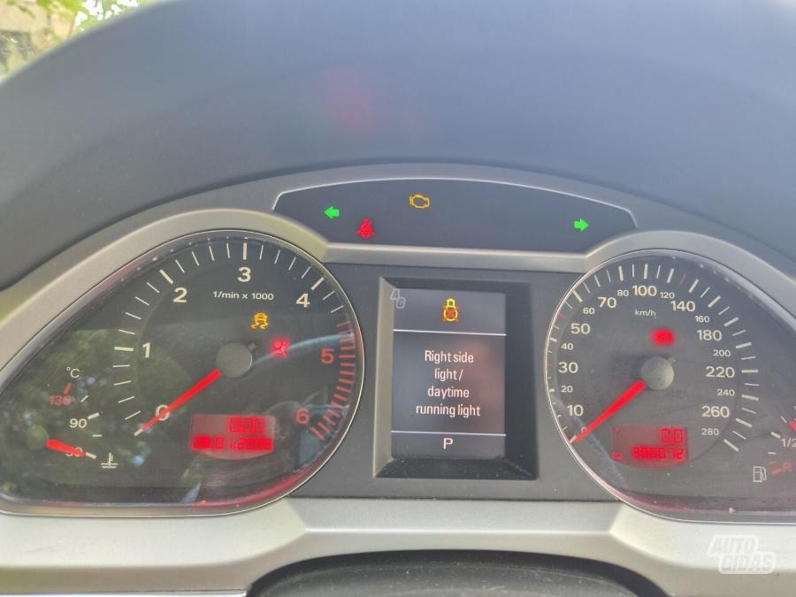Melns Audi A6 2008 Viļņa, ar dzinēja tilpumu 3.00 L un nobraukumu 399 tūkst. km par 1200 €, foto 4 vietnē AUTOMOTO.COM.LV