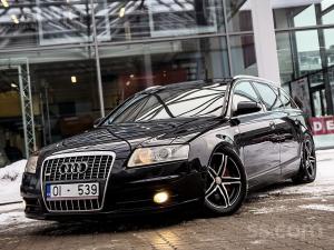 Black Audi A6 2008 in Riga, with an engine capacity of 3.00 L and mileage of 422 thousand km for 3750 €, photo  on AUTOMOTO.COM.LV