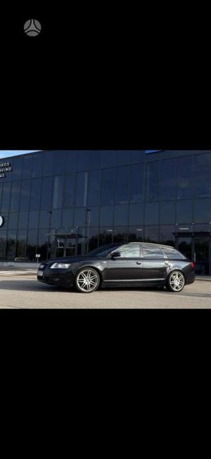 Melns Audi A6 2008 Kauņa, ar dzinēja tilpumu 2.70 L un nobraukumu 360 tūkst. km par 3300 €, foto  vietnē AUTOMOTO.COM.LV