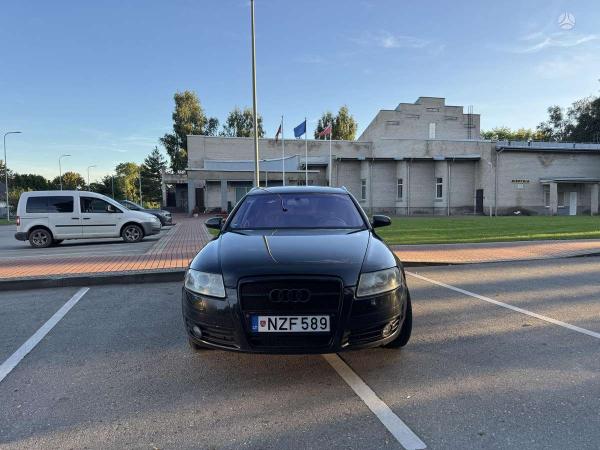 Black Audi A6 2008 in Plunge, with an engine capacity of 2.40 L and mileage of 456 thousand km for 3650 €, photo 6 on AUTOMOTO.COM.LV