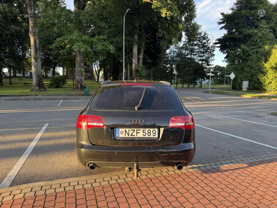Black Audi A6 2008 in Plunge, with an engine capacity of 2.40 L and mileage of 456 thousand km for 3650 €, photo 7 on AUTOMOTO.COM.LV