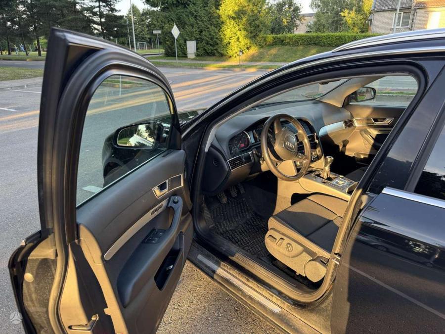 Black Audi A6 2008 in Plunge, with an engine capacity of 2.40 L and mileage of 456 thousand km for 3650 €, photo 10 on AUTOMOTO.COM.LV