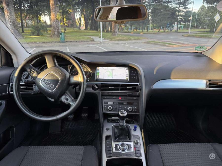 Black Audi A6 2008 in Plunge, with an engine capacity of 2.40 L and mileage of 456 thousand km for 3650 €, photo 12 on AUTOMOTO.COM.LV