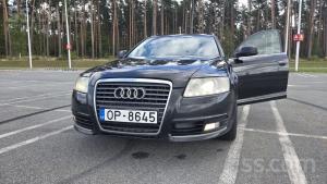 Black Audi A6 2008 in Riga, with an engine capacity of 2.00 L and mileage of 306 thousand km for 2600 €, photo 1 on AUTOMOTO.COM.LV