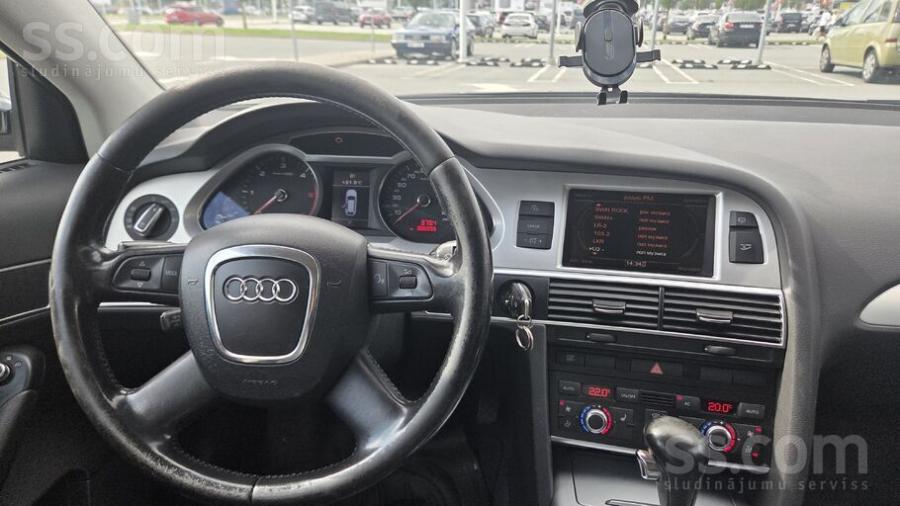Black Audi A6 2008 in Riga, with an engine capacity of 2.00 L and mileage of 306 thousand km for 2600 €, photo 4 on AUTOMOTO.COM.LV