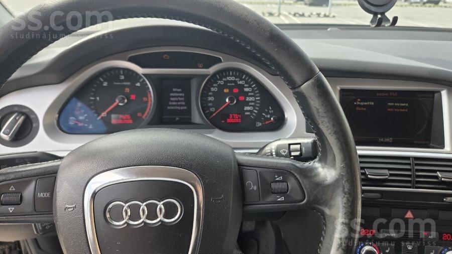 Black Audi A6 2008 in Riga, with an engine capacity of 2.00 L and mileage of 306 thousand km for 2600 €, photo 12 on AUTOMOTO.COM.LV