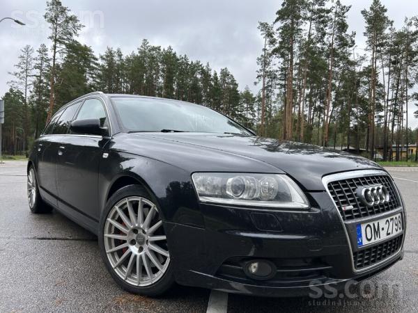 Black Audi A6 2008 in Riga, with an engine capacity of 3.00 L and mileage of 378 thousand km for 3550 €, photo 1 on AUTOMOTO.COM.LV