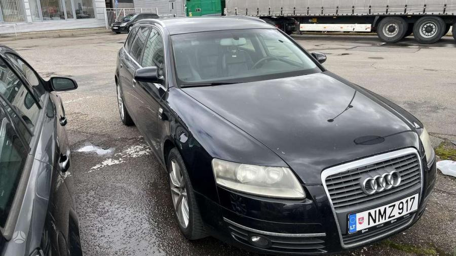 Черный Ауди А6 2008 в Клайпеда, объемом двигателя 2.00 л и пробегом 279 тыс. км за 1250 €, фото 1 на AUTOMOTO.COM.LV