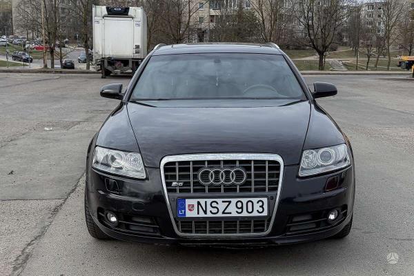Black Audi A6 2008 in Vilnius, with an engine capacity of 2.97 L and mileage of 386 thousand km for 3200 €, photo 3 on AUTOMOTO.COM.LV