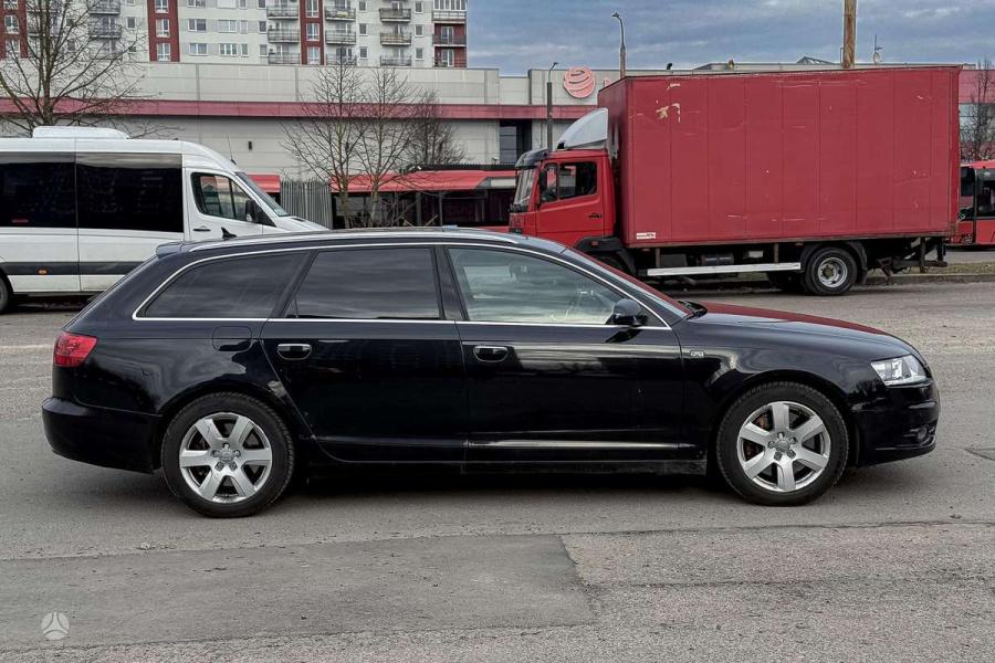 Melns Audi A6 2008 Viļņa, ar dzinēja tilpumu 2.97 L un nobraukumu 386 tūkst. km par 3200 €, foto 5 vietnē AUTOMOTO.COM.LV