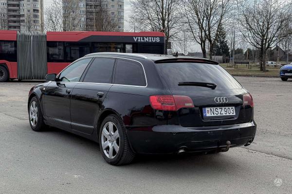 Black Audi A6 2008 in Vilnius, with an engine capacity of 2.97 L and mileage of 386 thousand km for 3200 €, photo 7 on AUTOMOTO.COM.LV