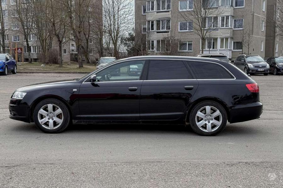 Melns Audi A6 2008 Viļņa, ar dzinēja tilpumu 2.97 L un nobraukumu 386 tūkst. km par 3200 €, foto 8 vietnē AUTOMOTO.COM.LV