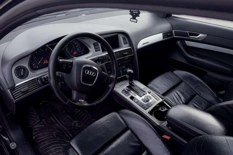 Melns Audi A6 2008 Viļņa, ar dzinēja tilpumu 2.97 L un nobraukumu 386 tūkst. km par 3200 €, foto 14 vietnē AUTOMOTO.COM.LV