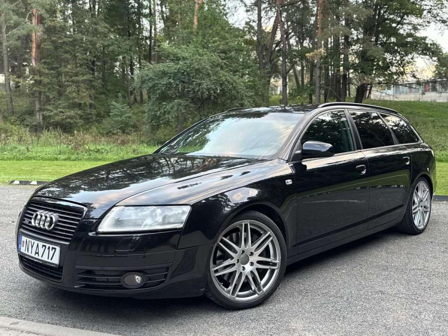 Black Audi A6 2008 in Vilnius, with an engine capacity of 2.70 L and mileage of 361 thousand km for 2999 €, photo 1 on AUTOMOTO.COM.LV