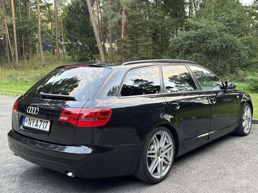 Black Audi A6 2008 in Vilnius, with an engine capacity of 2.70 L and mileage of 361 thousand km for 2999 €, photo 6 on AUTOMOTO.COM.LV