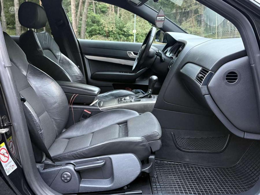 Black Audi A6 2008 in Vilnius, with an engine capacity of 2.70 L and mileage of 361 thousand km for 2999 €, photo 10 on AUTOMOTO.COM.LV
