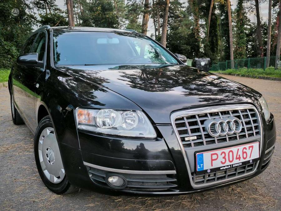 Black Audi A6 2008 in Trakai, with an engine capacity of 1.97 L and mileage of 289 thousand km for 2640 €, photo 4 on AUTOMOTO.COM.LV