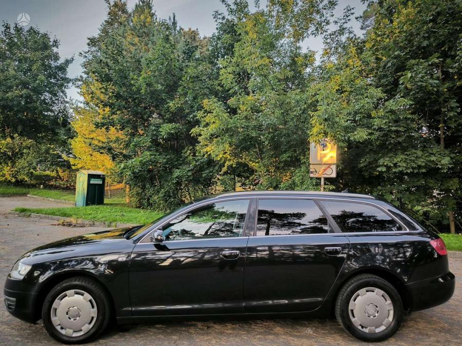 Black Audi A6 2008 in Trakai, with an engine capacity of 1.97 L and mileage of 289 thousand km for 2640 €, photo 6 on AUTOMOTO.COM.LV