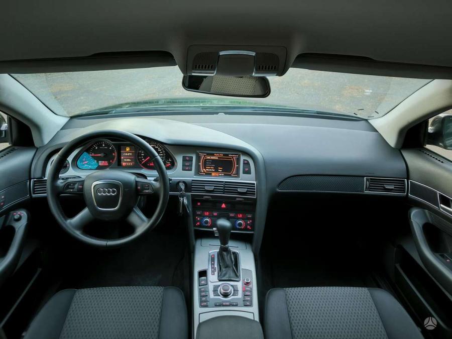 Black Audi A6 2008 in Trakai, with an engine capacity of 1.97 L and mileage of 289 thousand km for 2640 €, photo 9 on AUTOMOTO.COM.LV