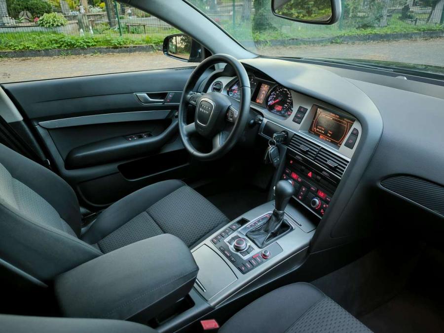 Black Audi A6 2008 in Trakai, with an engine capacity of 1.97 L and mileage of 289 thousand km for 2640 €, photo 11 on AUTOMOTO.COM.LV