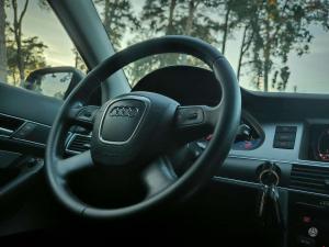 Black Audi A6 2008 in Trakai, with an engine capacity of 1.97 L and mileage of 289 thousand km for 2640 €, photo 13 on AUTOMOTO.COM.LV