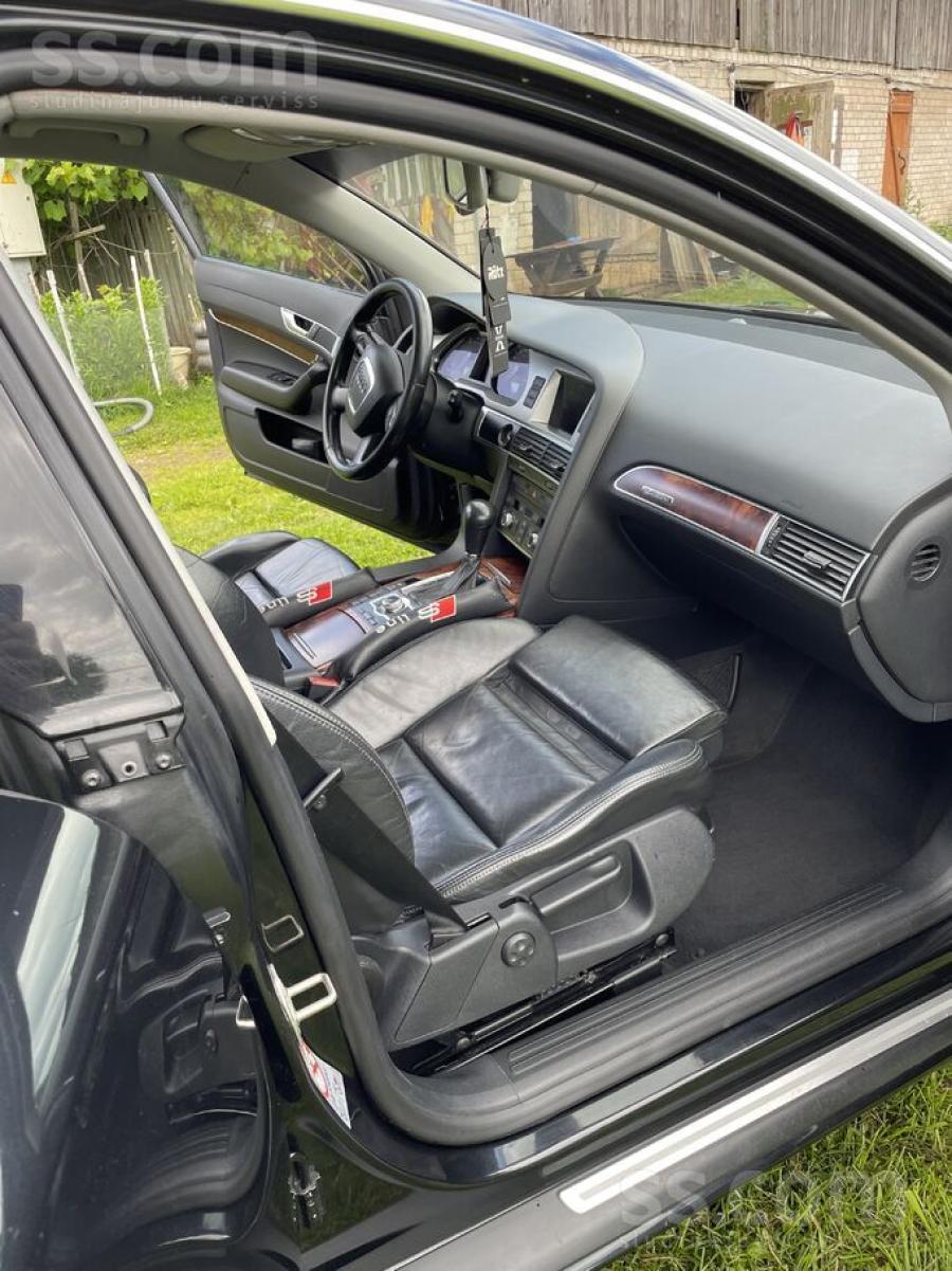 Melns Audi A6 2008 Daugavpils, ar dzinēja tilpumu 3.00 L un nobraukumu 374 tūkst. km par 4990 €, foto 7 vietnē AUTOMOTO.COM.LV