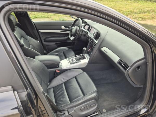 Black Audi A6 2008 in Riga, with an engine capacity of 3.00 L and mileage of 267 thousand km for 6250 €, photo 10 on AUTOMOTO.COM.LV