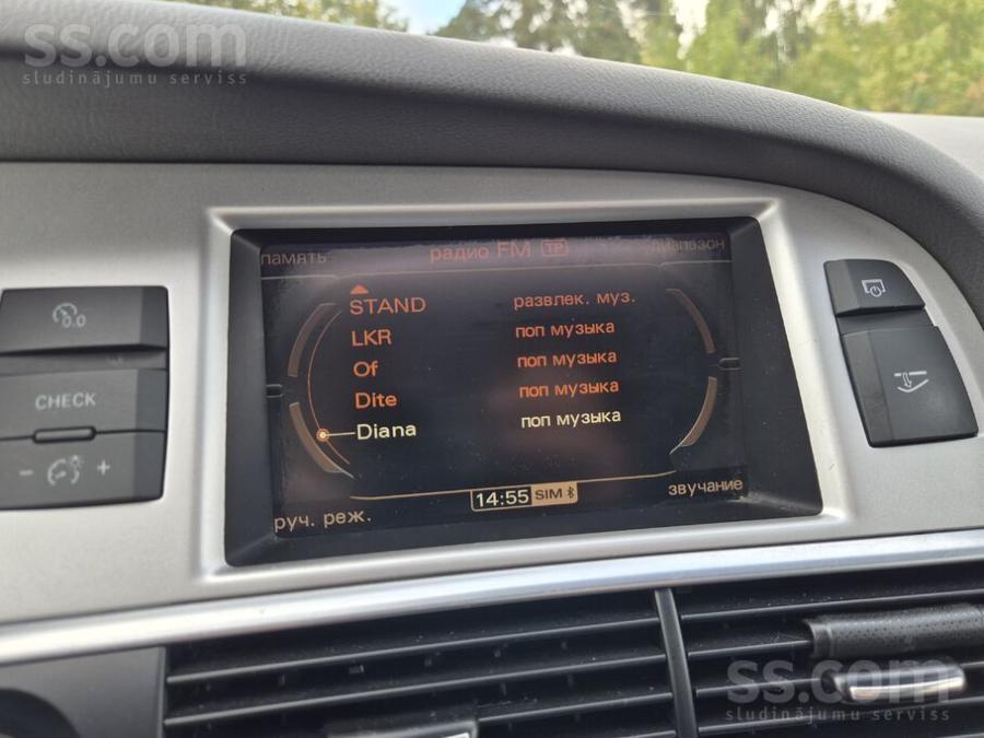 Melns Audi A6 2008 Rīga, ar dzinēja tilpumu 3.00 L un nobraukumu 267 tūkst. km par 6250 €, foto 12 vietnē AUTOMOTO.COM.LV