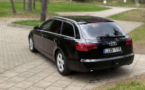 Black Audi A6 2008 in Vilnius, with an engine capacity of 3.00 L and mileage of 293 thousand km for 1700 €, photo 8 on AUTOMOTO.COM.LV
